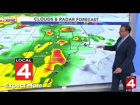 Metro Detroit weather forecast June 17, 2025 -- 4 p.m. Update