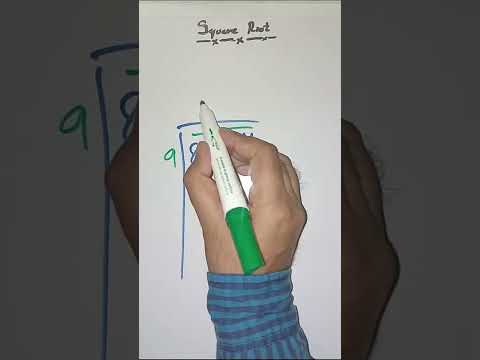 Square root || How to find Square root of any number || Math Tricks || #Shorts 1080p