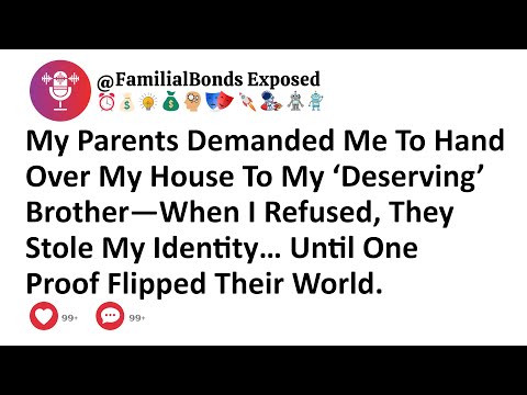 My Parents Demanded Me To Hand Over My House To My ‘Deserving’ Brother—When I Refused, They Stole...