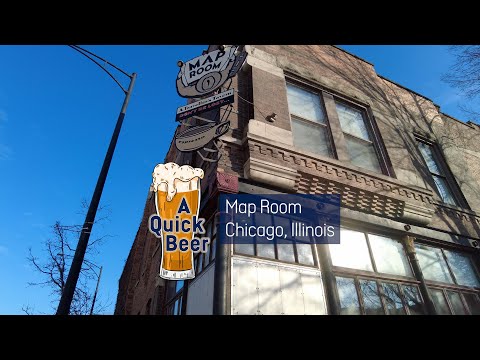 A Quick Beer at the Map Room in Chicago, Illinois