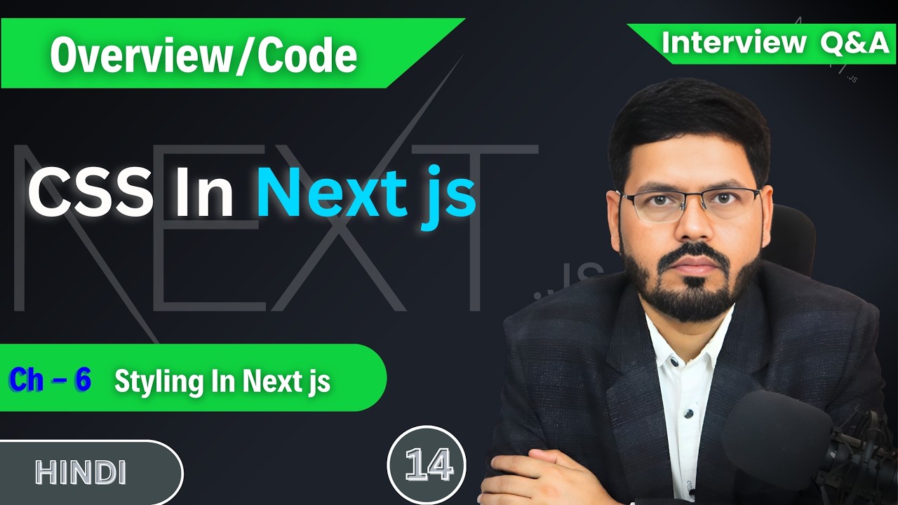CSS in Next js | Lec- #14 | Next.js Full Course