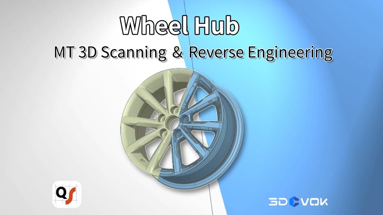 MT 3D Scanning / How to Reverse Engineer a Reflective Wheel Hub in Quicksurface?