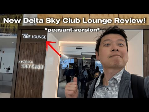 SeaTac Airport Got A NEW Bougie Delta Sky Club And I Am All For It!