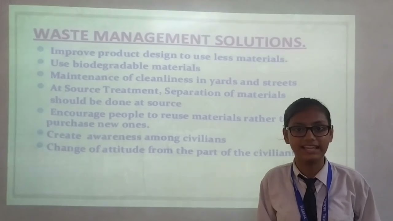 ppt presentation on waste management.