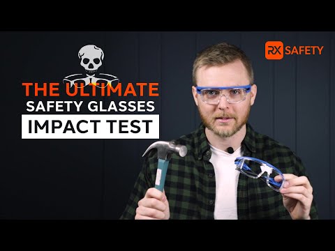 Safety Glasses Frame and Lenses Resistant Test