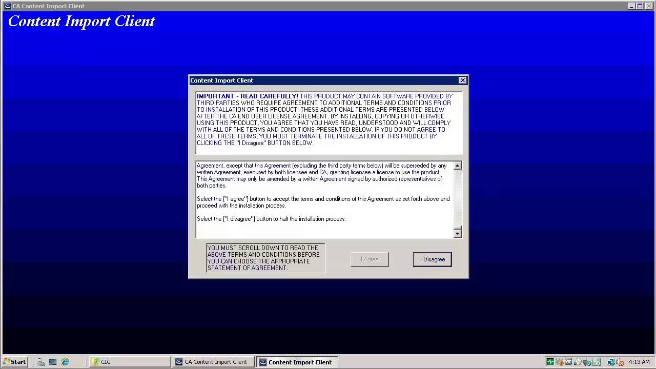 How to install CIC on CA ITCM Domain Manager