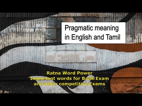 Word Power #59 Pragmatic Meaning and Pronunciation