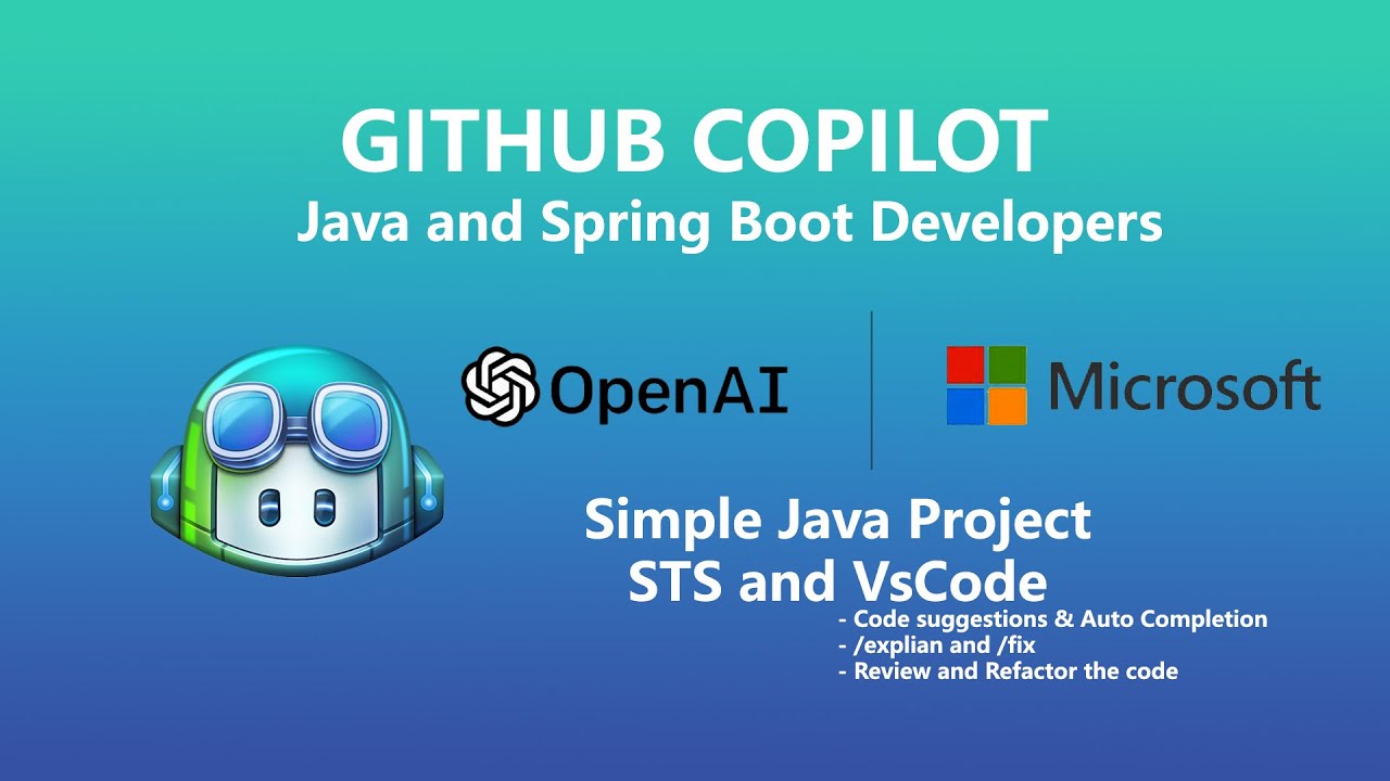 GitHub Copilot: Code Completion, Fixes, Reviews & Refactoring (Java Project!) ! Hands on