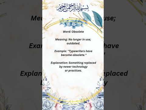 Learn Vocabulary Daily Flashcard 36