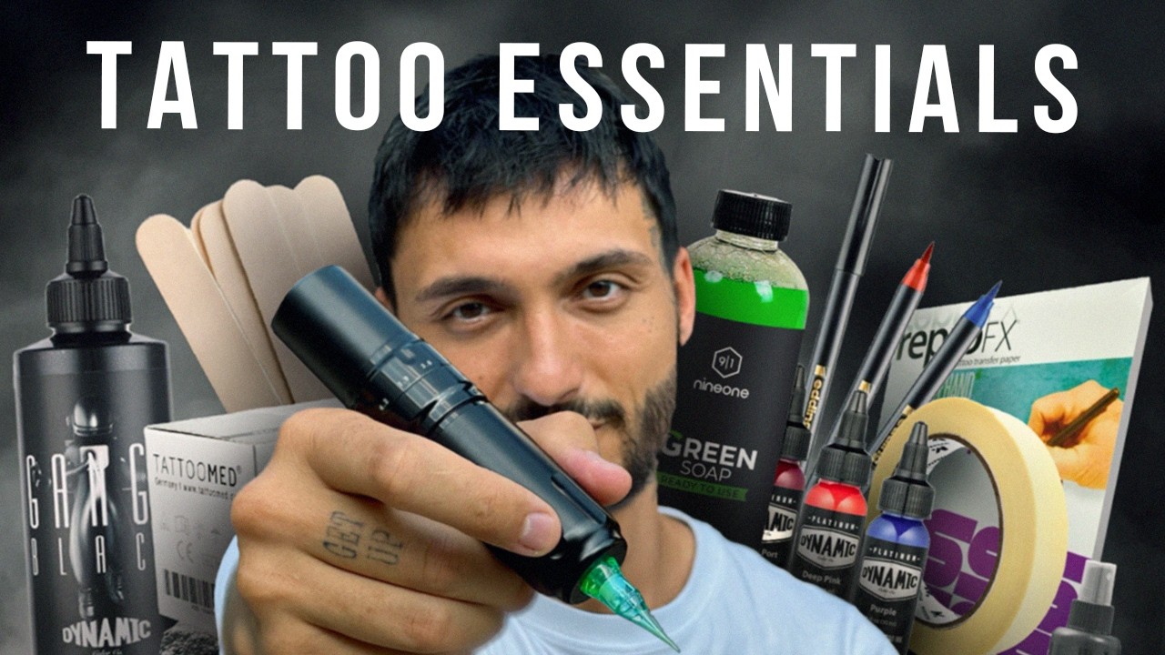 All Products You Need to Start Tattooing + Workstation Setup