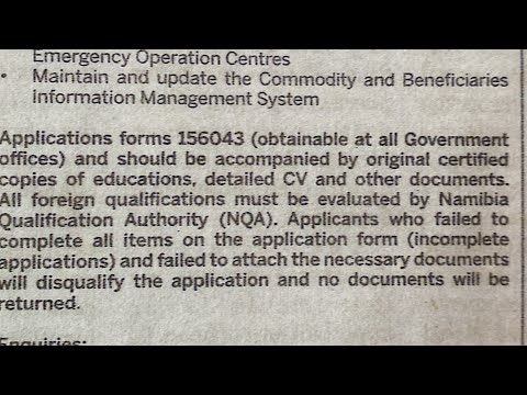How to fill in Part E of the Government Applications Form Namibia.#🇳🇦 #employment #namibianyoutuber