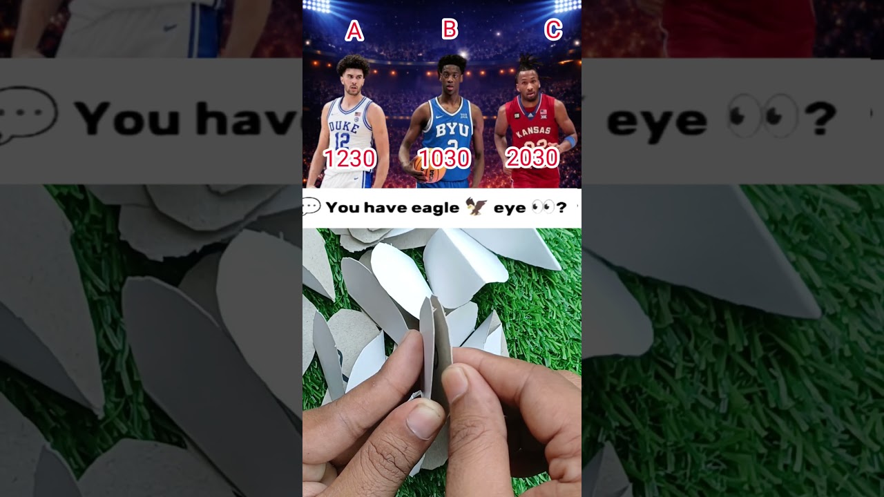 99% People Fail This Eagle Eye Test 0 Choose A B or C (Basketball Quiz) #shorts