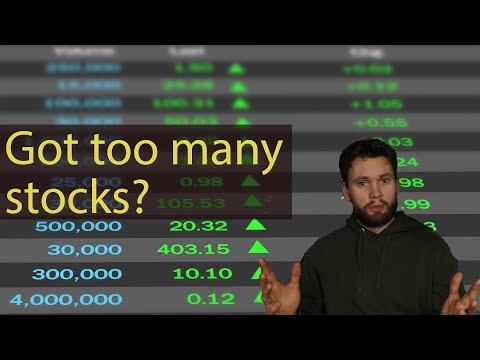 Don't Over-diversify your stock portfolio!