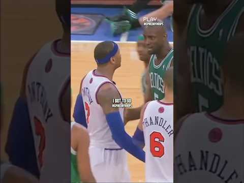 Carmelo Anthony On Beef With Kevin Garnett 🤯 #shorts
