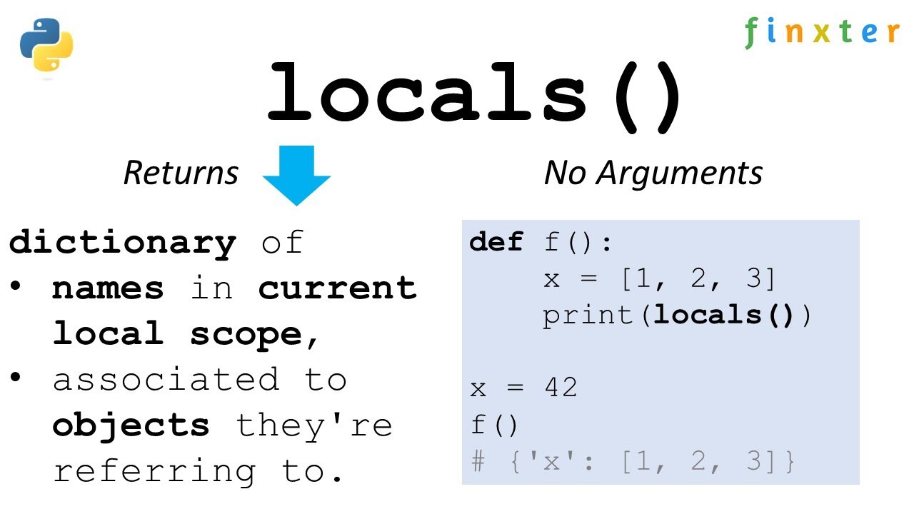 Python locals() Simply Explained
