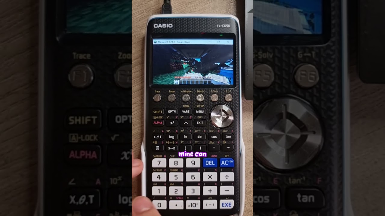 Can a calculator run minecraft? #shorts