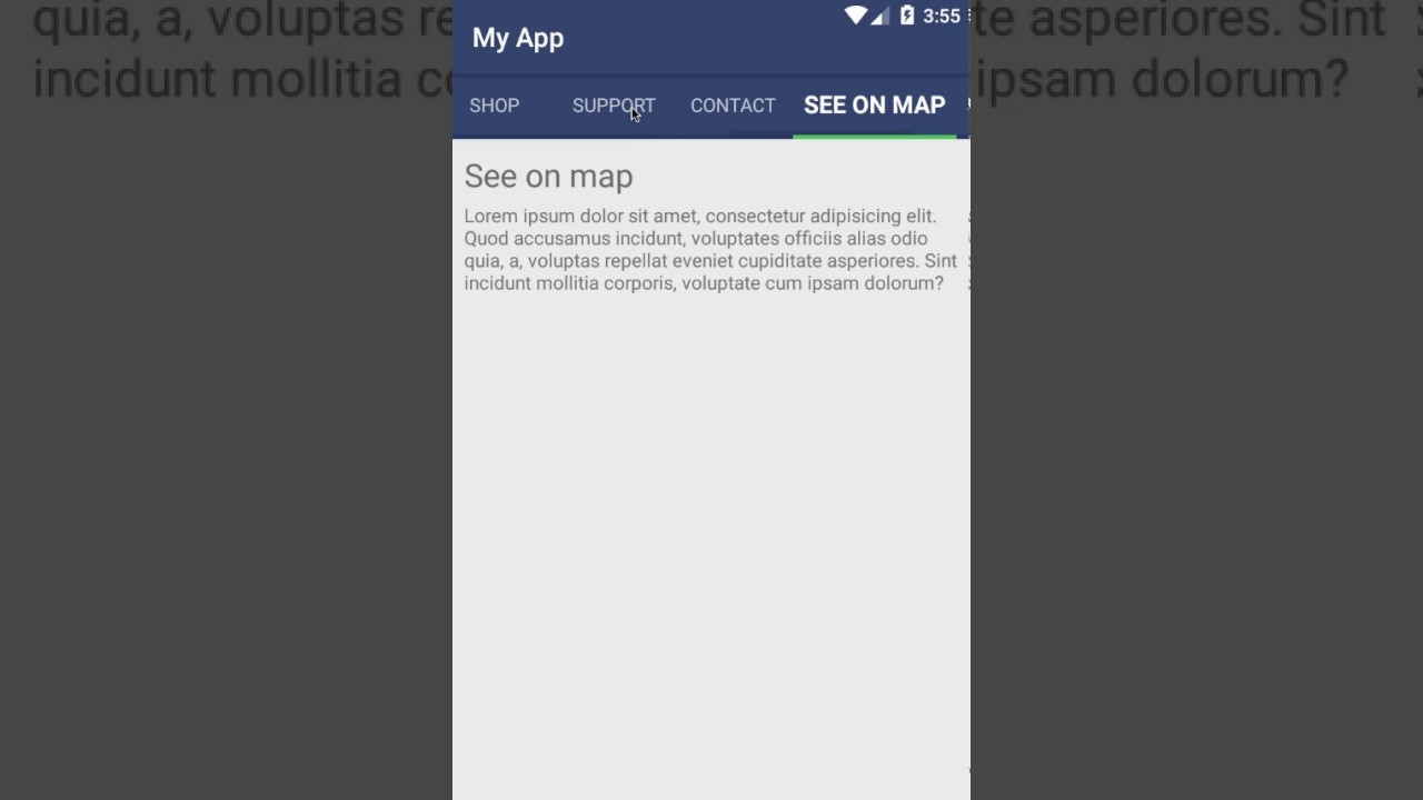 Horizontal navigation in Nativescript 2.5 + Angular, Android example