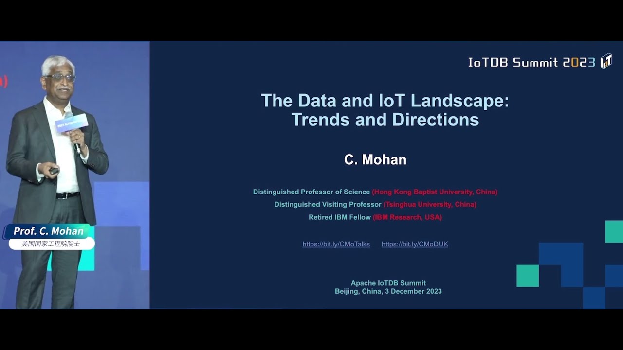 Apache IoTDB Summit 2023: The Data and IoT Landscape