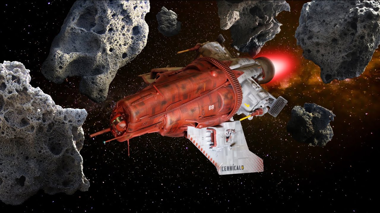 Nave espacial material reciclado 2. spaceship recycled materials 2.