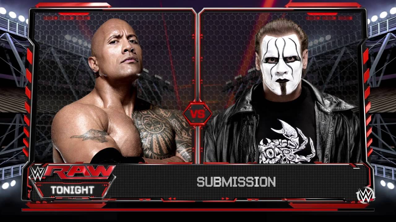 The Rock vs Sting