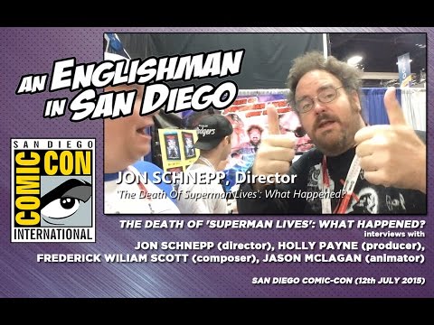 SDCC 2015: The Death Of 'Superman Lives': What Happened? interviews (Jon Schnepp, Holly Payne)