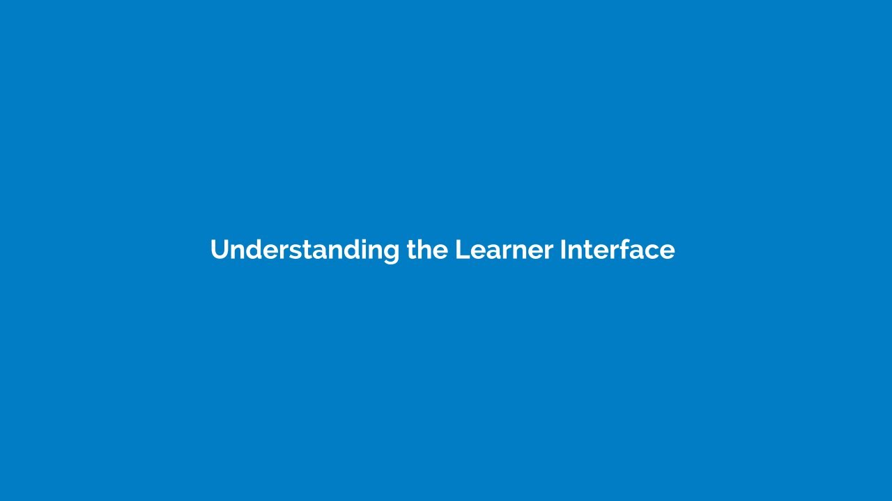 UpsideLMS Learner - Understanding the Learner Interface