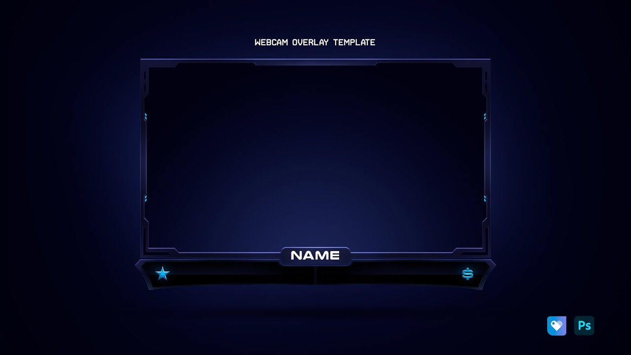 Free Facecam/Webcam Overlay Template