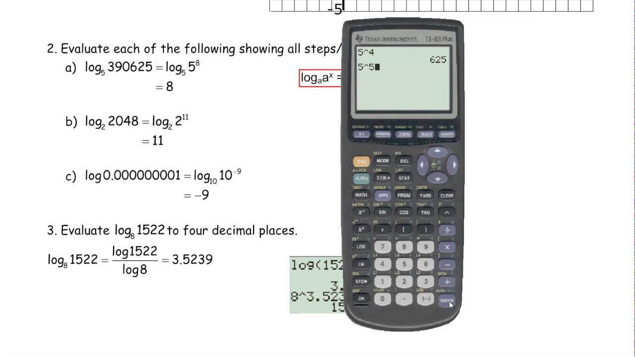 MHF4U Unit 6  Review MHR Exponential and Logarithmic Functions Answers