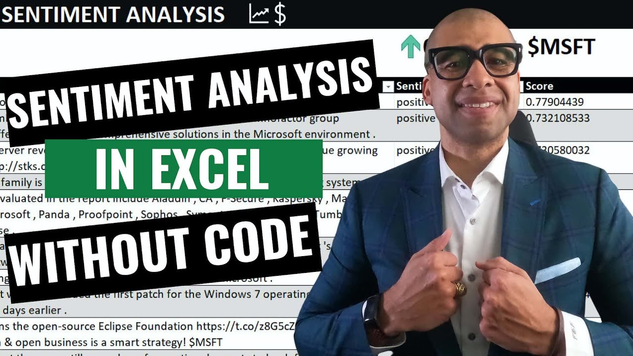 Easy Excel Sentiment Analysis
