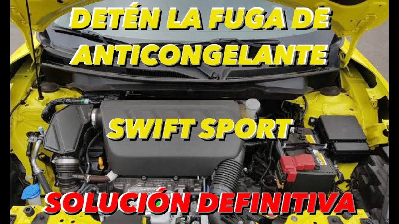 Swift Sport | Why is it leaking antifreeze and how to fix it? Antifreeze leak.