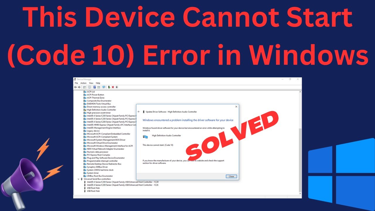 How to Fix This Device Cannot Start (Code 10) Error in Windows 11/10