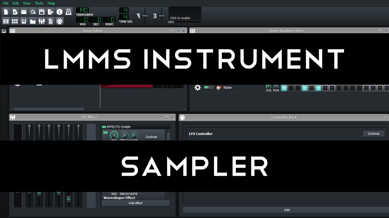 LMMS Instrument Tutorial: AudioFileProcessor