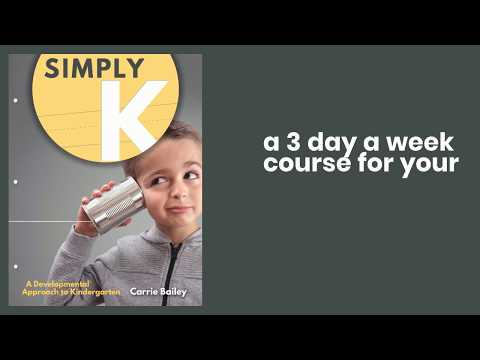 Simply K - Kindergarten - Homeschool Curriculum - Level K