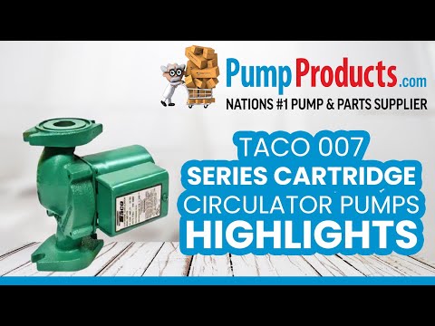 Taco 007 Series Cartridge Circulator Pump Product Highlight