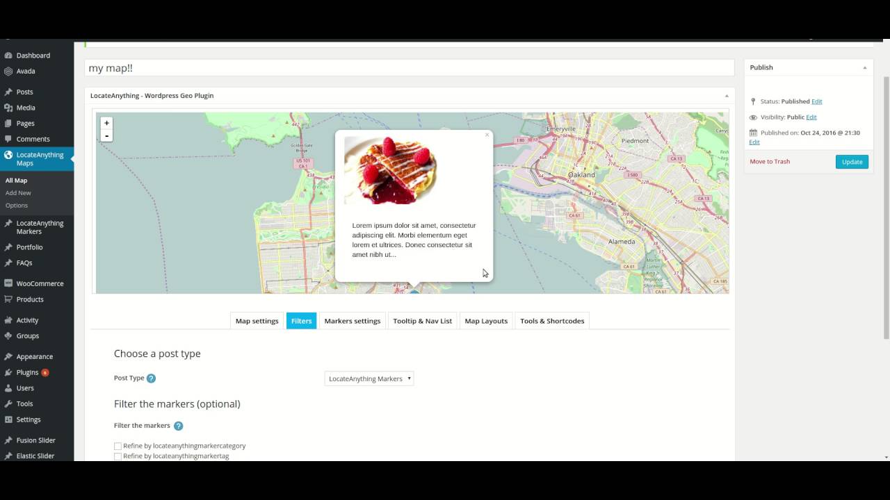 Create a Wordpress store locator in minutes!