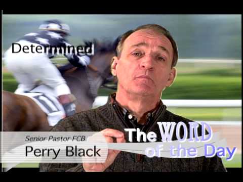 The Word of the Day - Determined