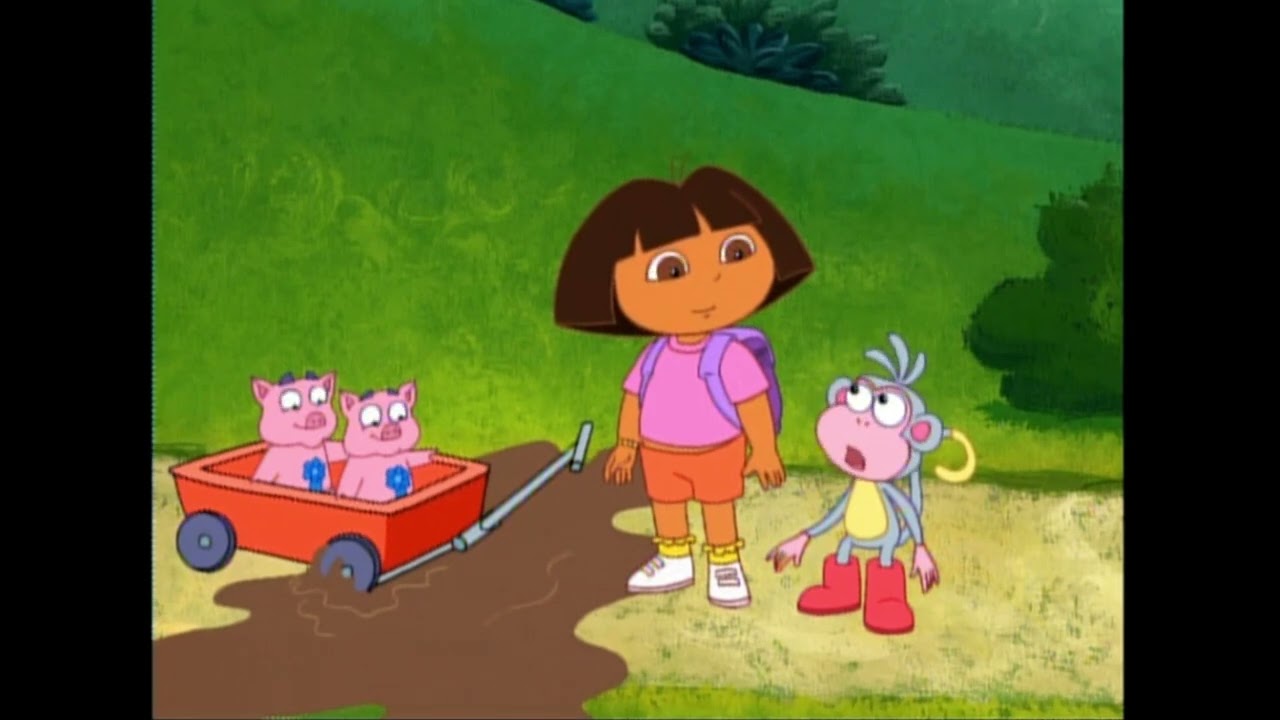 Dora The Explorer Stuck in Mud
