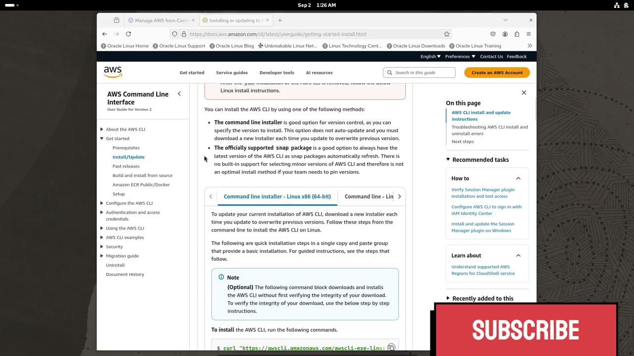 How to install AWS CLI on Linux
