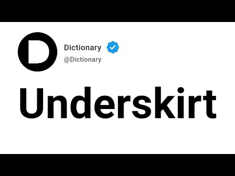 Underskirt Meaning In English