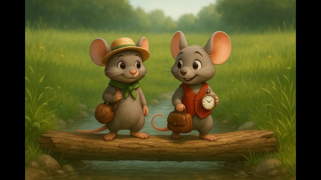 The Town Mouse & the Country Mouse 🐭🐭 | Story + Song | Free Coloring Pages