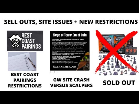 GW Pre Order Problems + Sell Outs, BCP Restrict Stats Sites, Etsy vs 3D Printing + More 40K News!