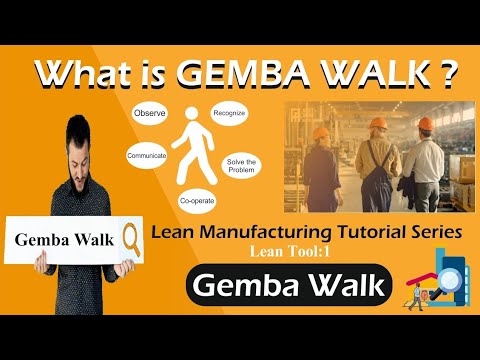 What is Gemba Walk? | Real Work Place | 3 P's: Purpose, Process, People | Gemba Lean Manufacturing |