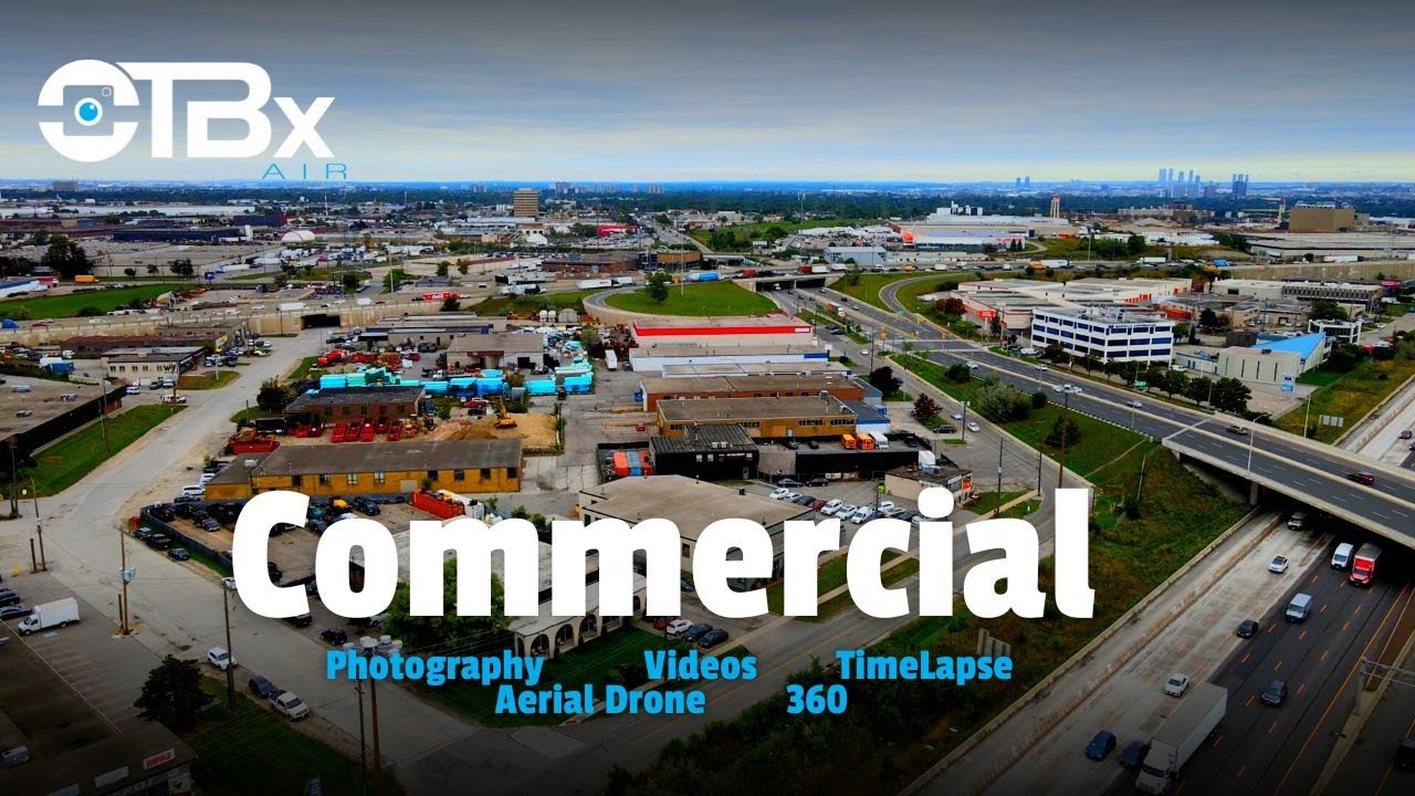 Industrial Neighbourhood Spotlight Commercial Real Estate Services | Map Tracing | Aerial Drone