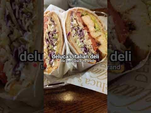 Italian deli in Glendale, CA at the americana. I got the panino caprese, it was so tasty!