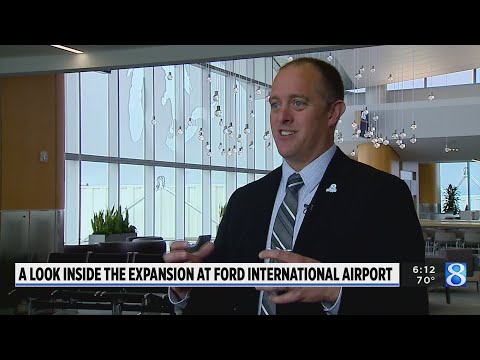 Check out the new expanded concourse at Ford Airport