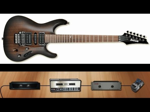 Guitar & Bass Riff with Line 6 POD Farm and EZDrummer