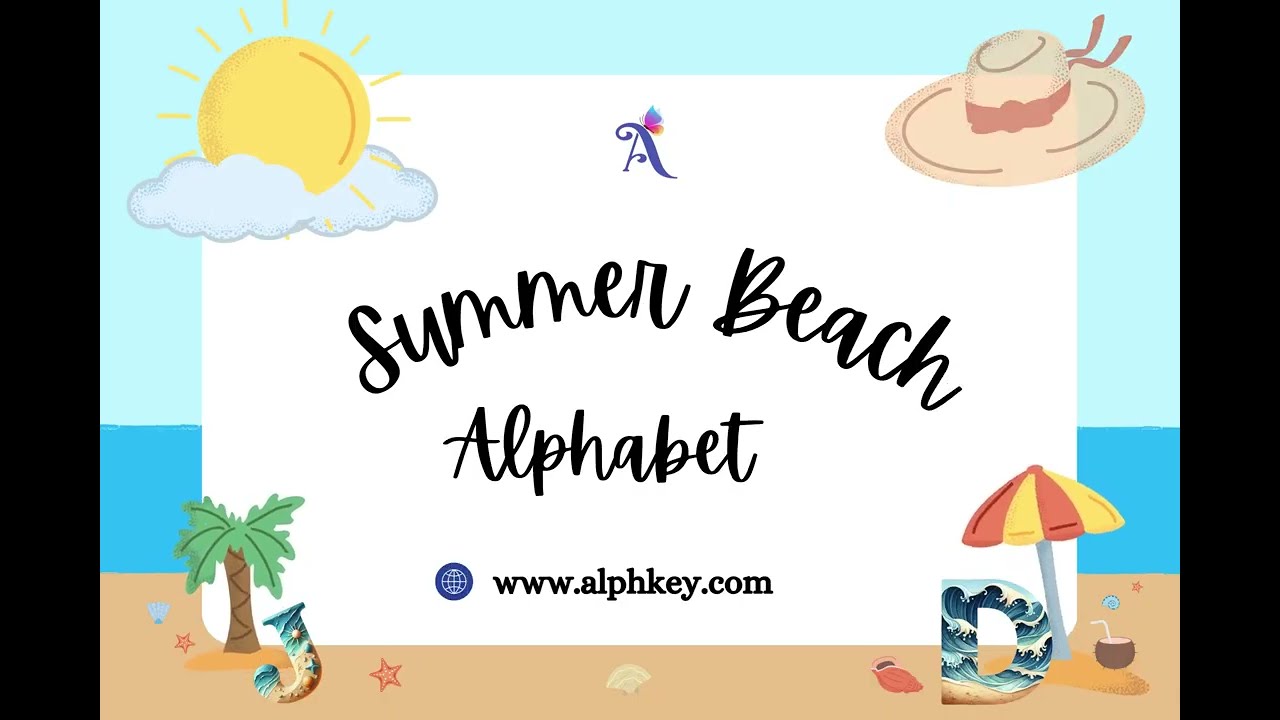 🌊 Dive Into the Summer Beach Alphabet! 🏖️