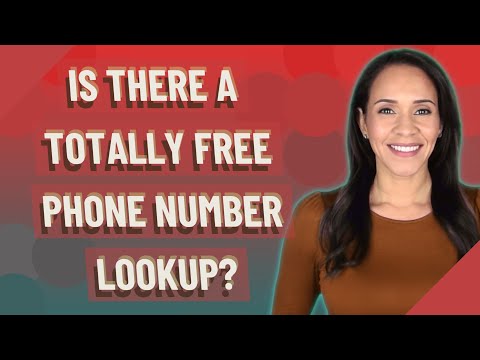 Is there a totally free phone number lookup?