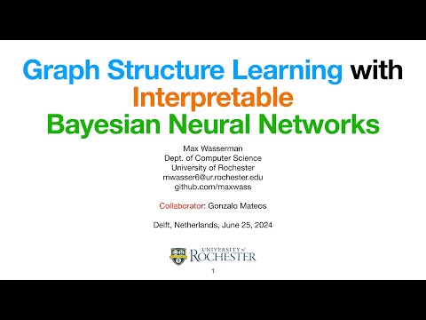 Graph Structure Learning with Interpretable Bayesian Neural Networks
