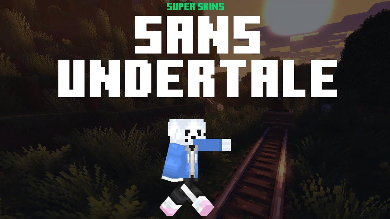 Free Sans Undertale Minecraft Skin 👾 Download and Install Links 👾 Sans Undertale